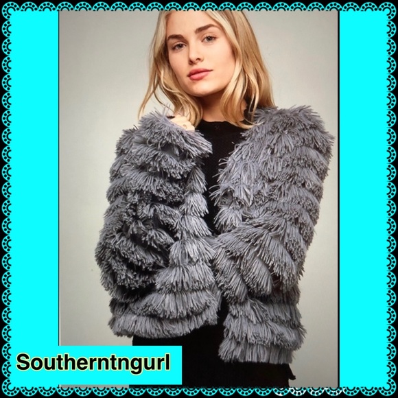 Fantastic Fawn | Jackets & Coats | Nwt Fantastic Fawn Shag Faux Fur ...